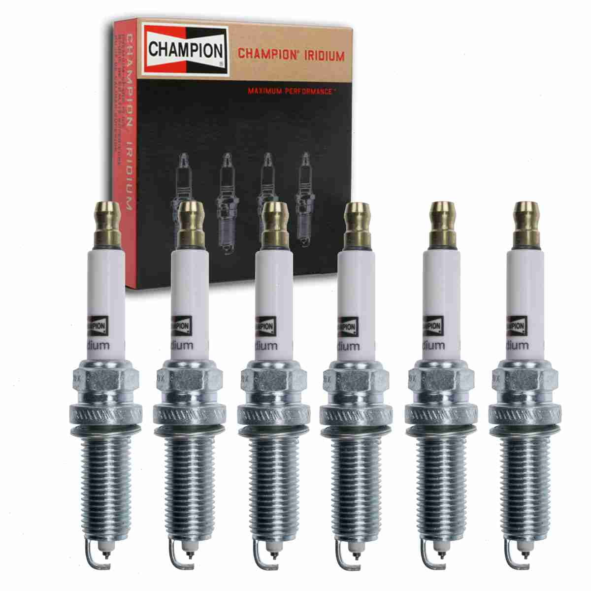 6 pc Champion 9410 Iridium Spark Plugs for 22401-CK81B PLZKAR6A11 ...