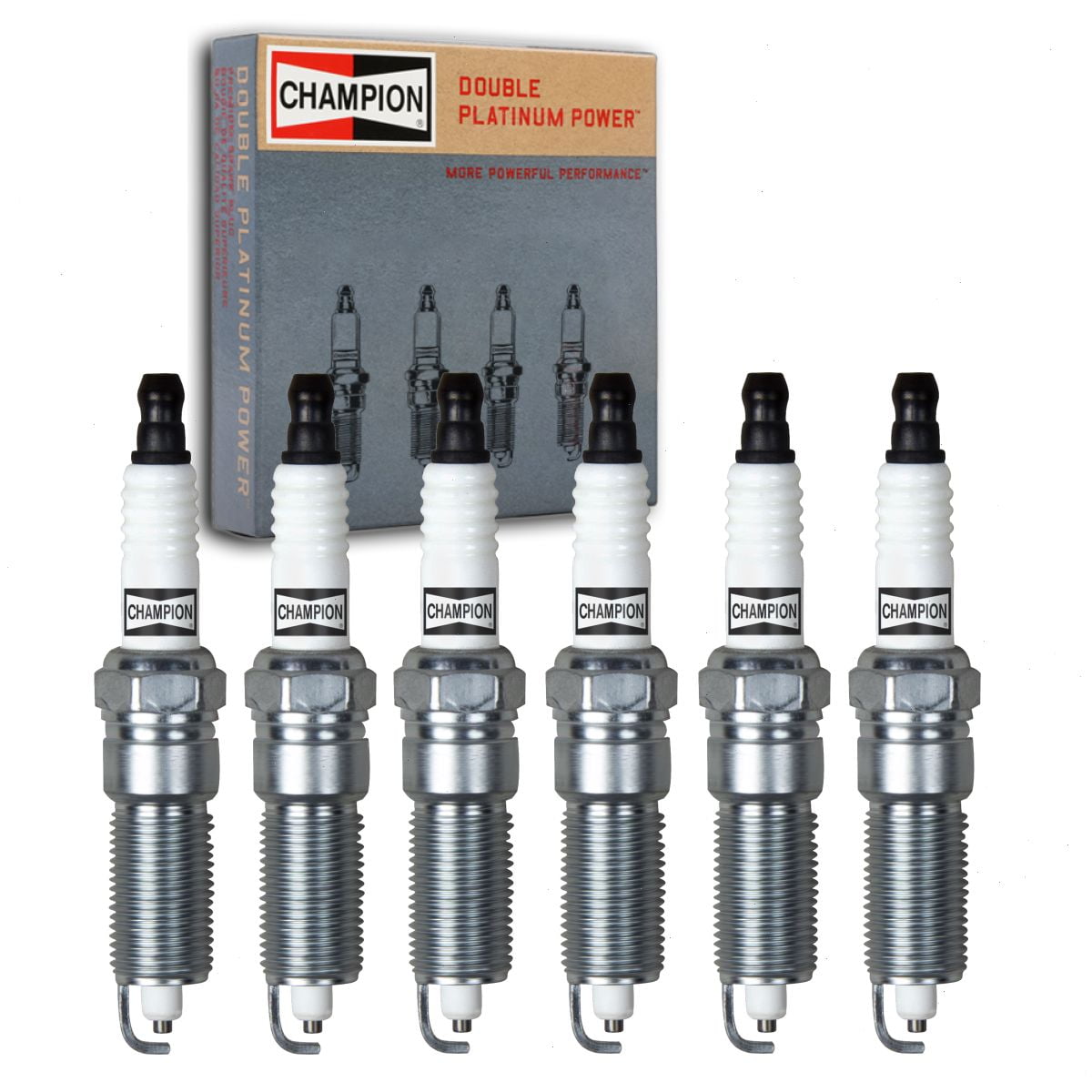 6 pc Champion Double Platinum Spark Plugs compatible with Dodge Grand ...