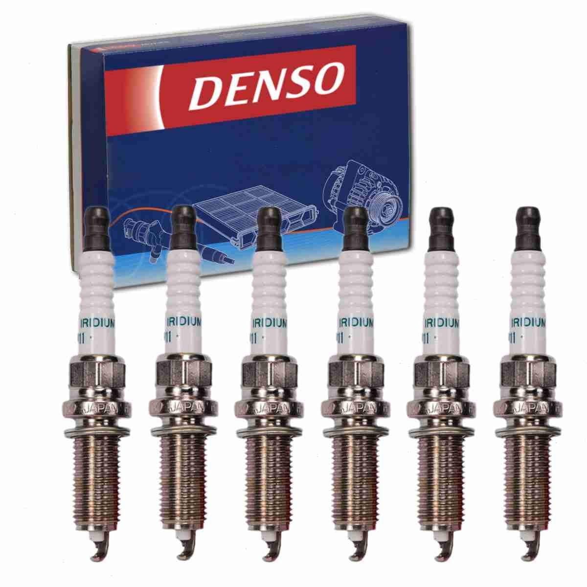 6 pc DENSO 3457 Spark Plugs for 12 12 0 038 507 12 12 0 038 704 12 12 0 ...