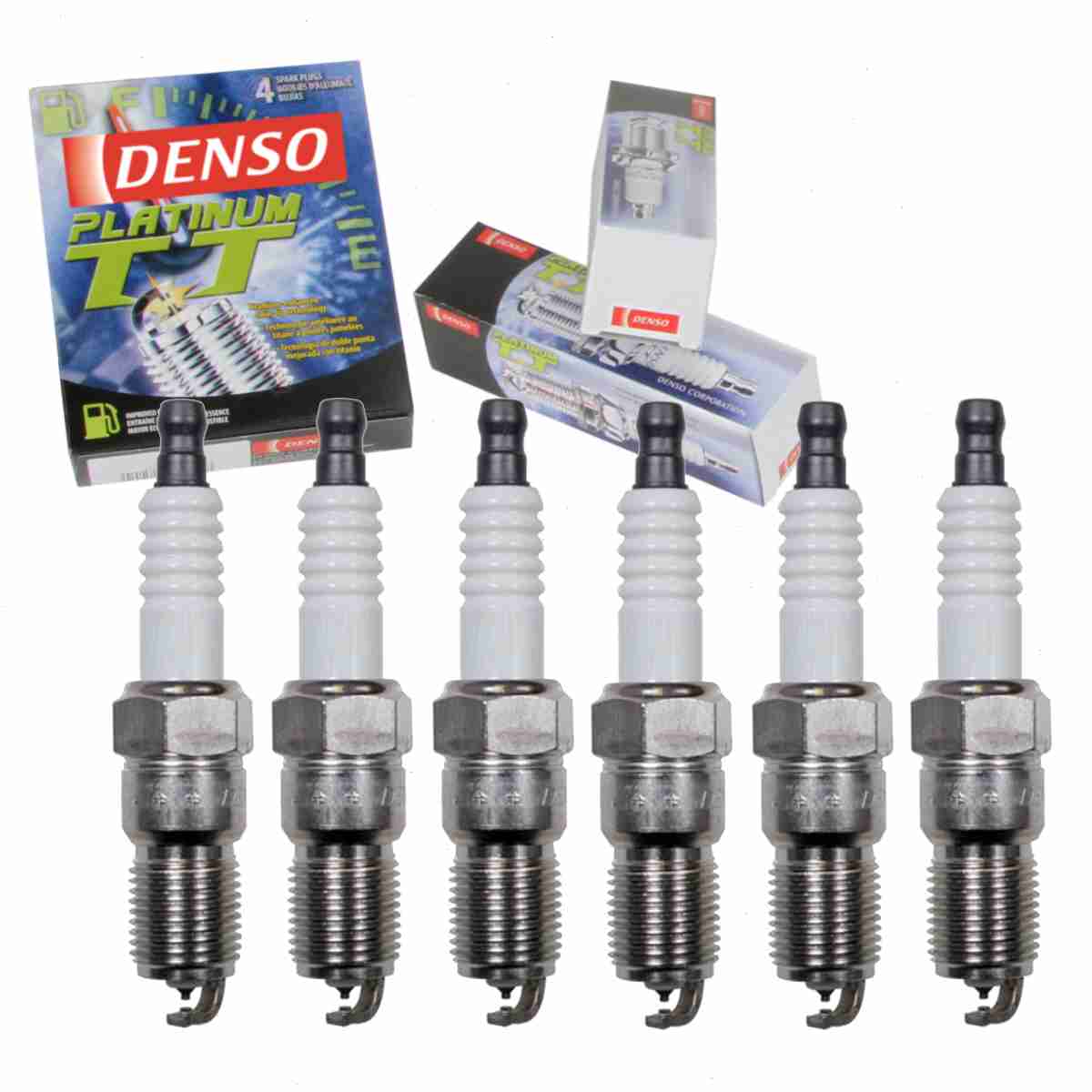 6 pc DENSO 4512 Platinum TT Spark Plugs for 003 159 24 03 101 000 010 ...