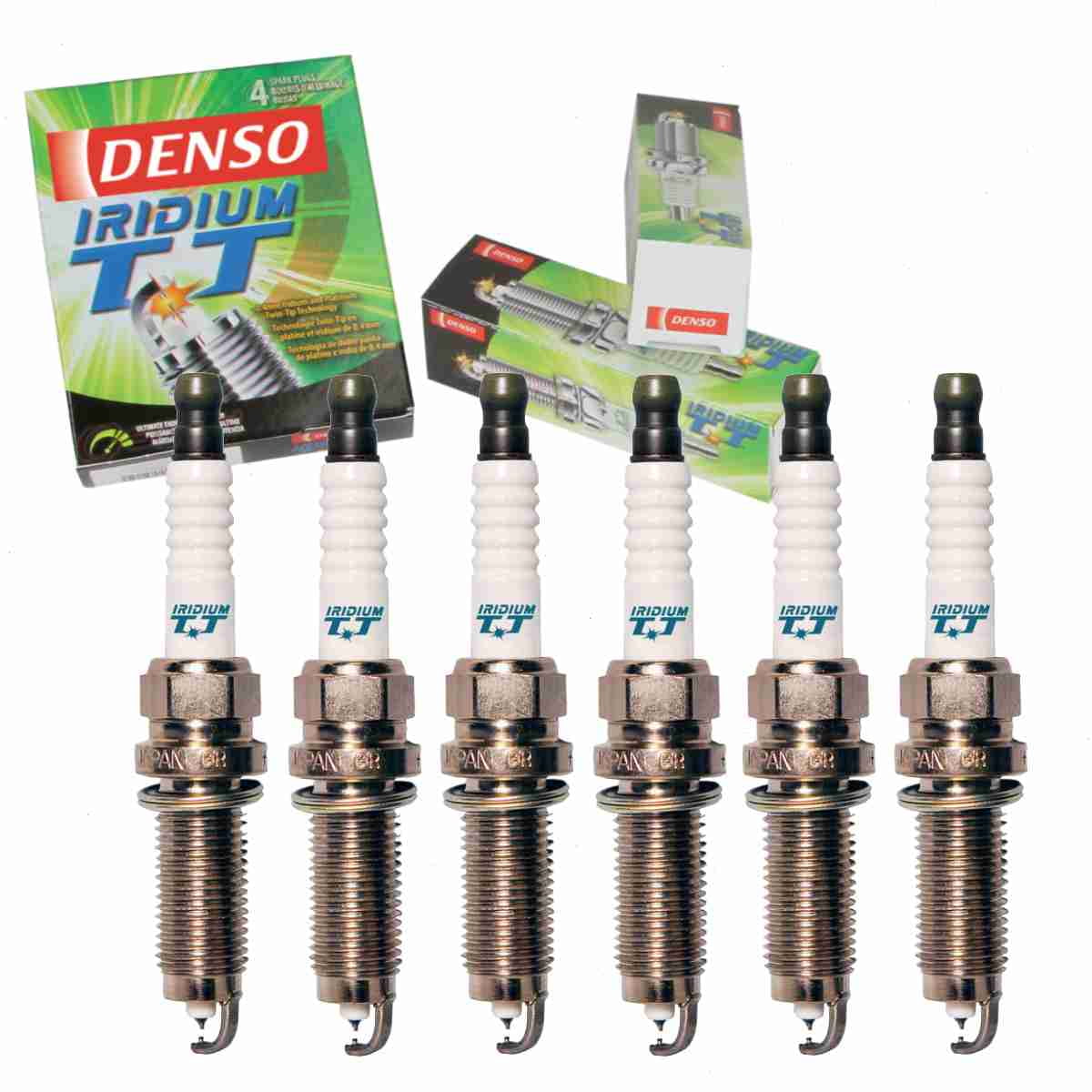 6 pc DENSO 4710 Iridium TT Spark Plugs for 22401-3TA1B 22401-ED71B ...
