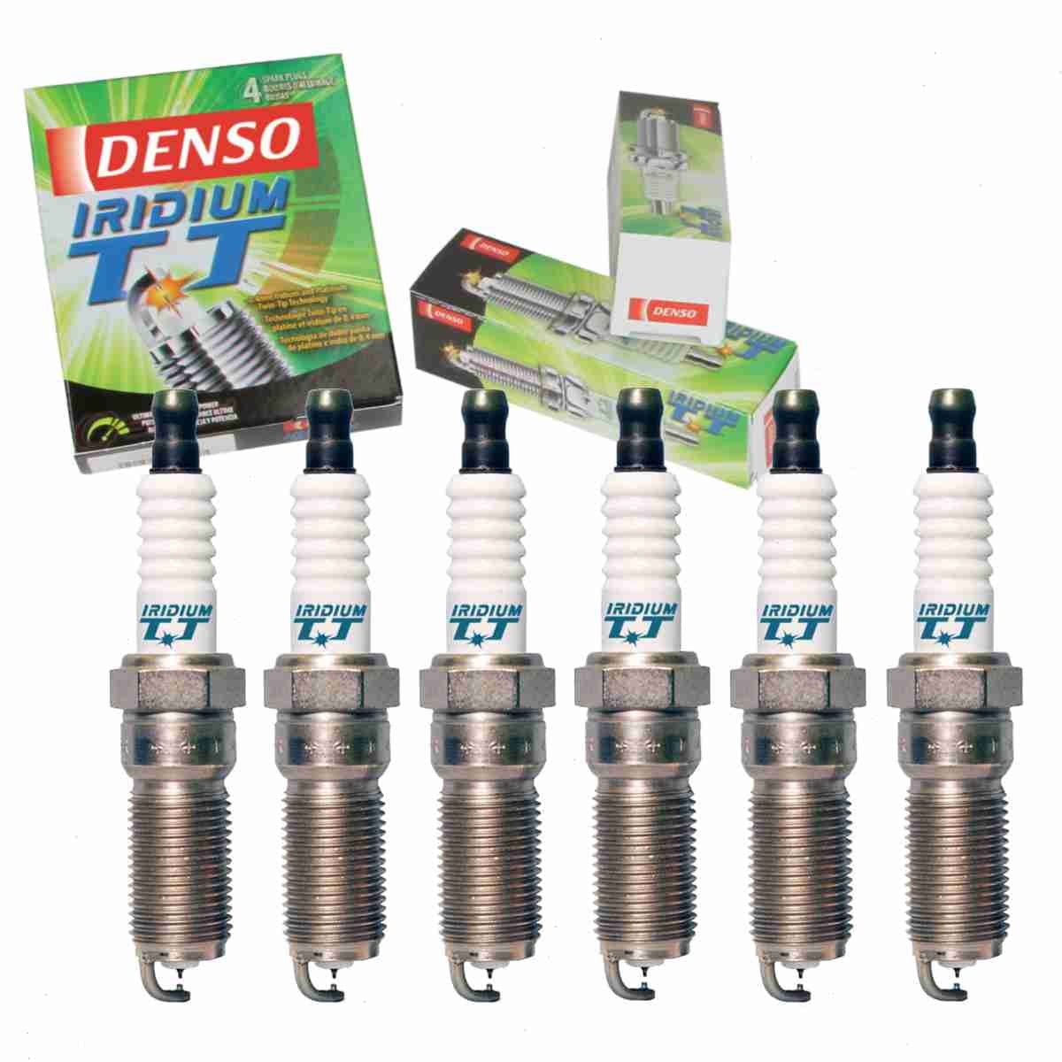 6 pc DENSO 4719 Iridium TT Spark Plugs for 0000-18-L3Y1 0000-18-L3Y3 ...