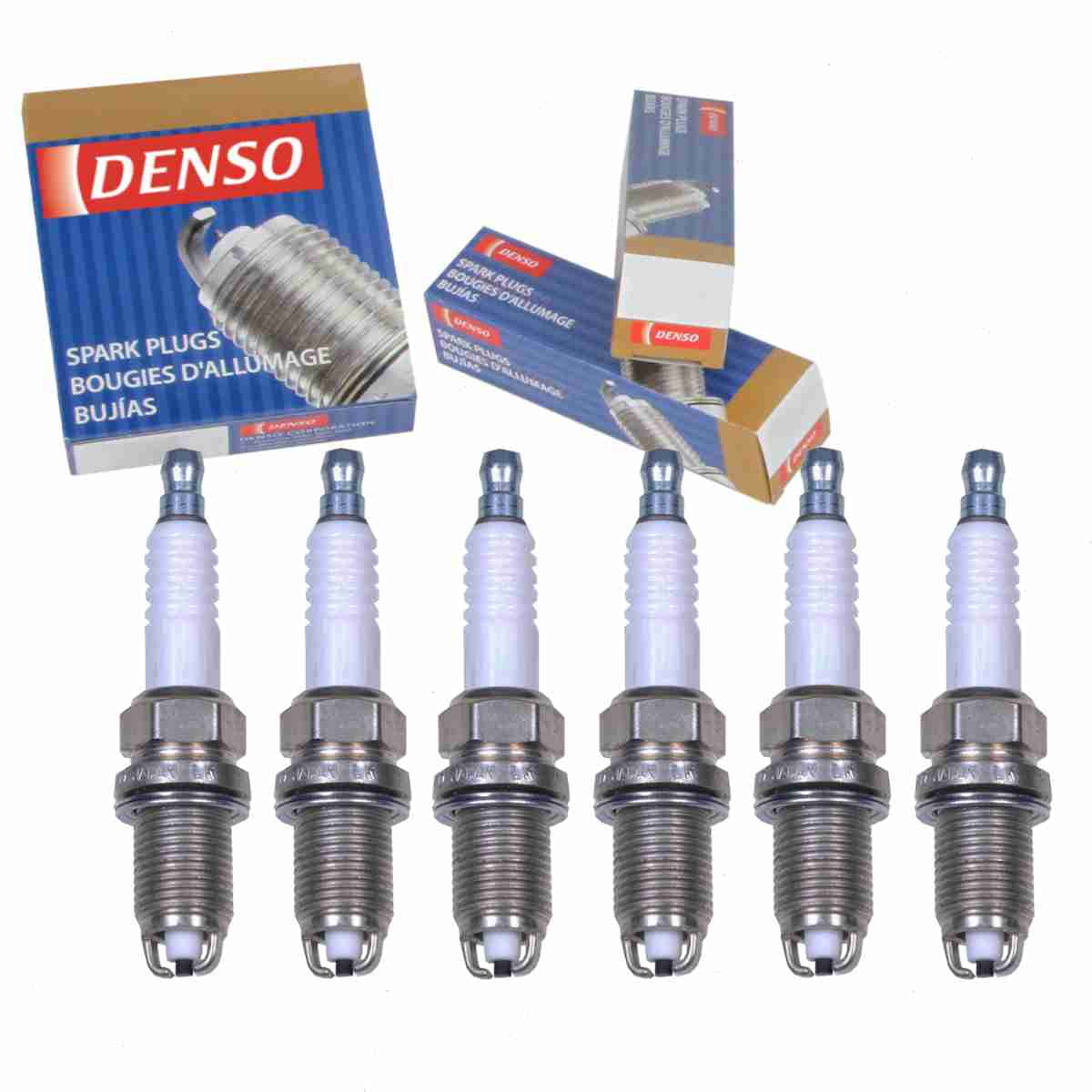 6 pc DENSO 5063 Standard Spark Plugs for 101 000 035 AA 101 000 035 AB ...