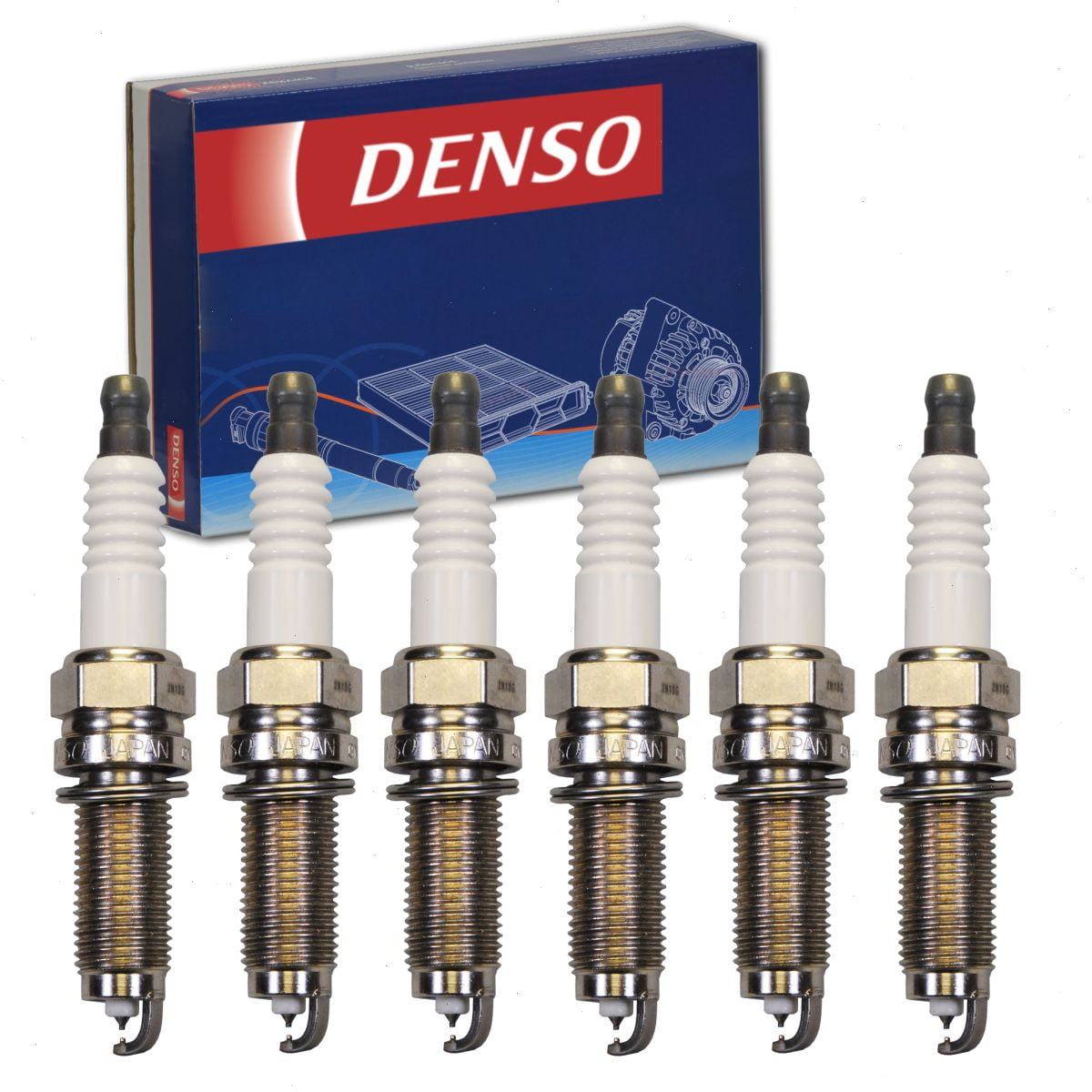 6 pc DENSO Iridium Long Life Spark Plugs compatible with Honda Odyssey ...