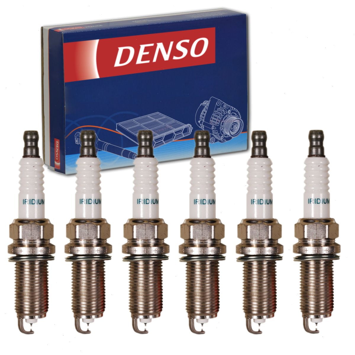 6 pc DENSO Iridium Long Life Spark Plugs compatible with Toyota RAV4 3 ...