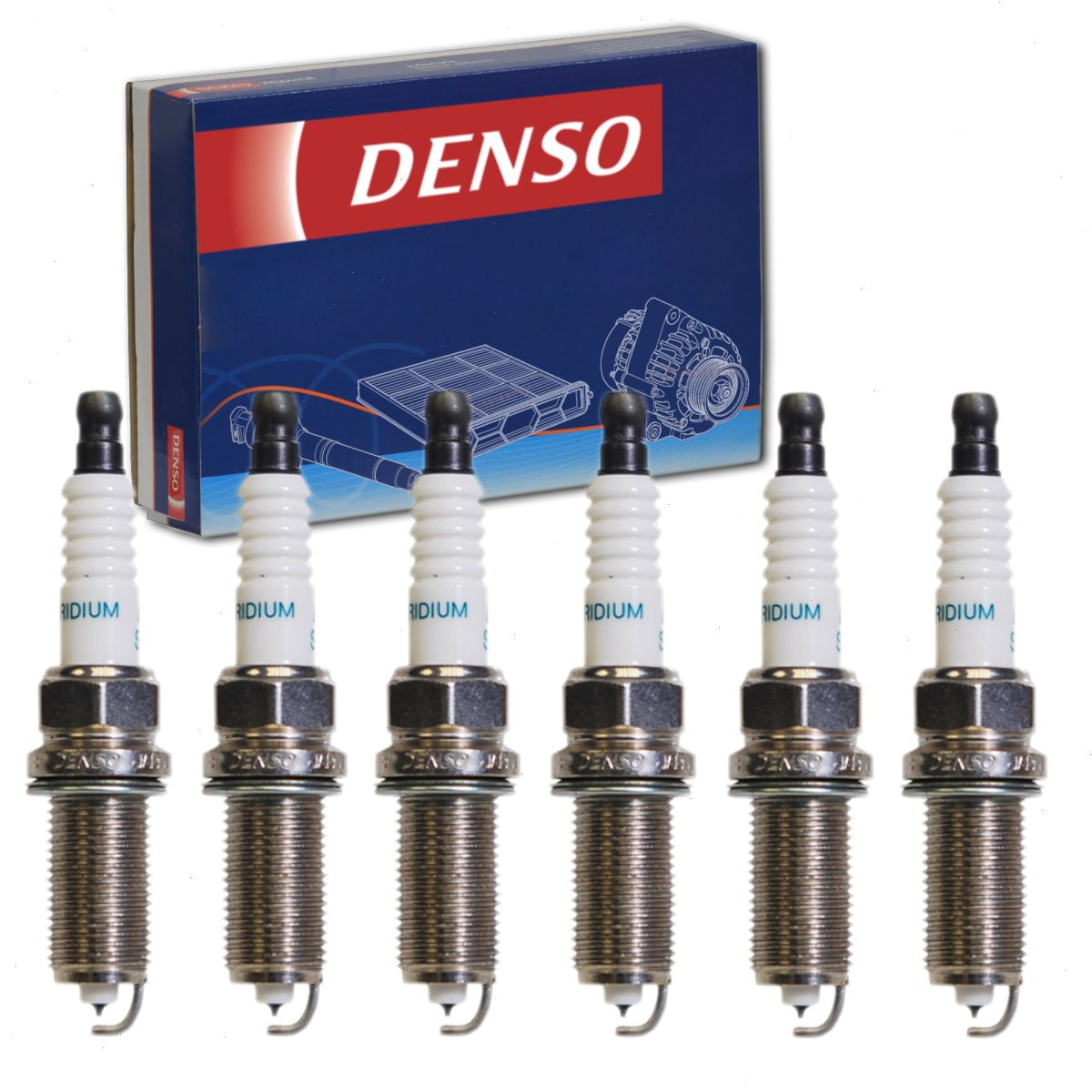 6 pc DENSO Iridium Long Life Spark Plugs compatible with Toyota Tacoma ...