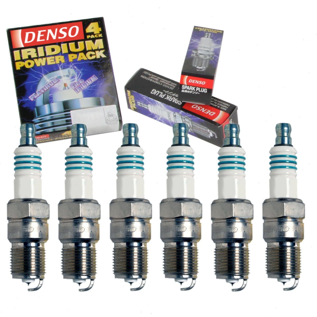 6 pc DENSO Iridium Power Spark Plugs compatible with Ford Mustang 4.0L ...
