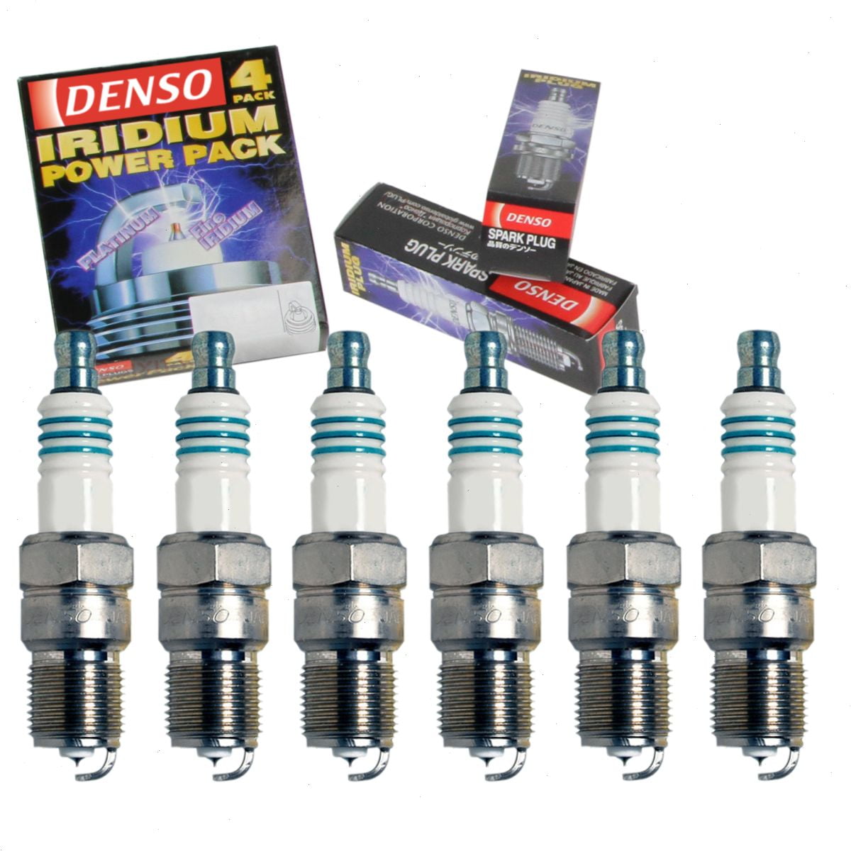 6 pc DENSO Iridium Power Spark Plugs compatible with Ford Ranger 2.8L 4 ...