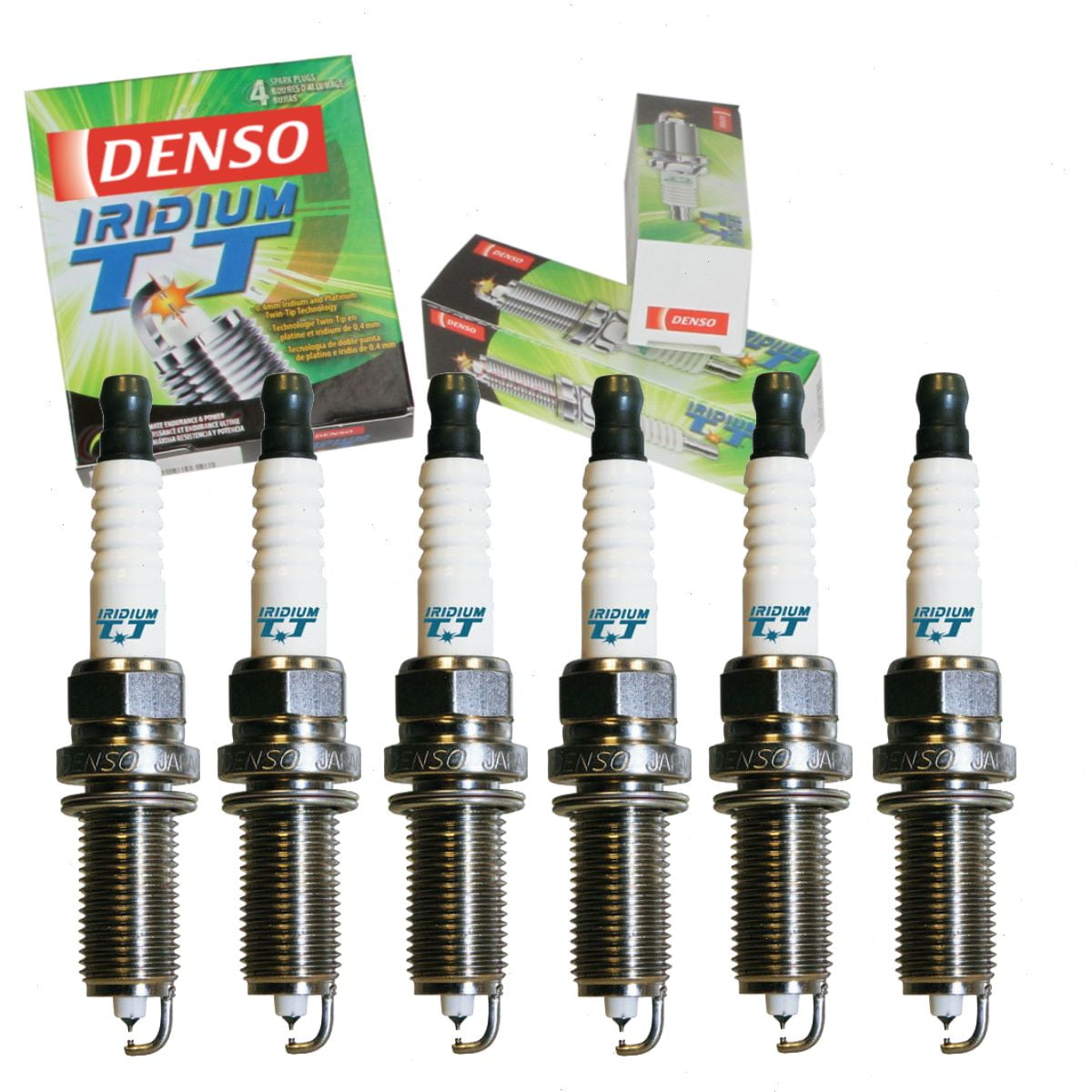 6 pc DENSO Iridium TT Spark Plugs compatible with Nissan Pathfinder 3 ...