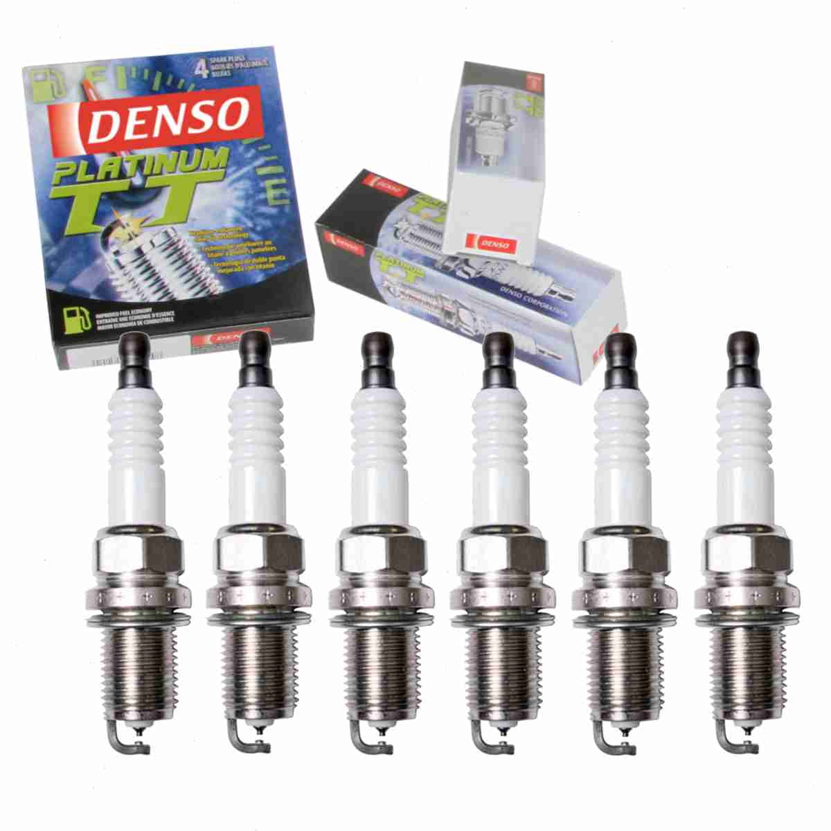 6 pc DENSO Platinum TT Spark Plugs compatible with Nissan Maxima 3.0L ...