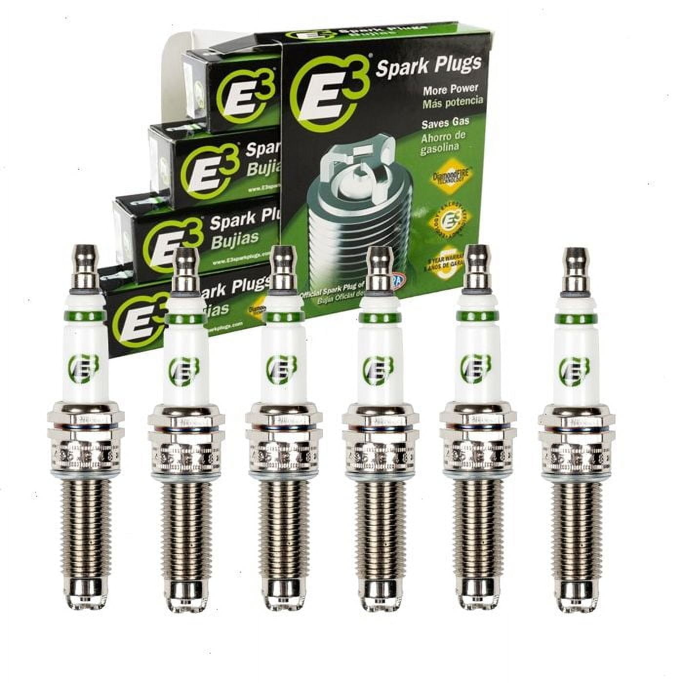 6 pc E3 Spark Plugs compatible with Acura MDX 3.0L 3.5L 3.7L V6 2010-2022 - Walmart.com