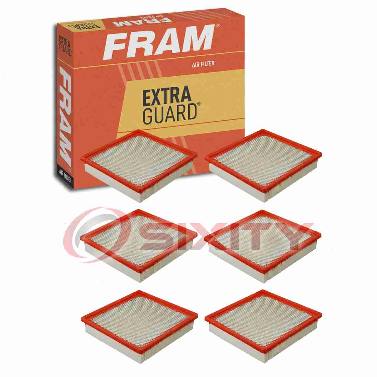 6 pc FRAM CA9762 Extra Guard Air Filters for 82208300 AF1246F PA-5521 ...