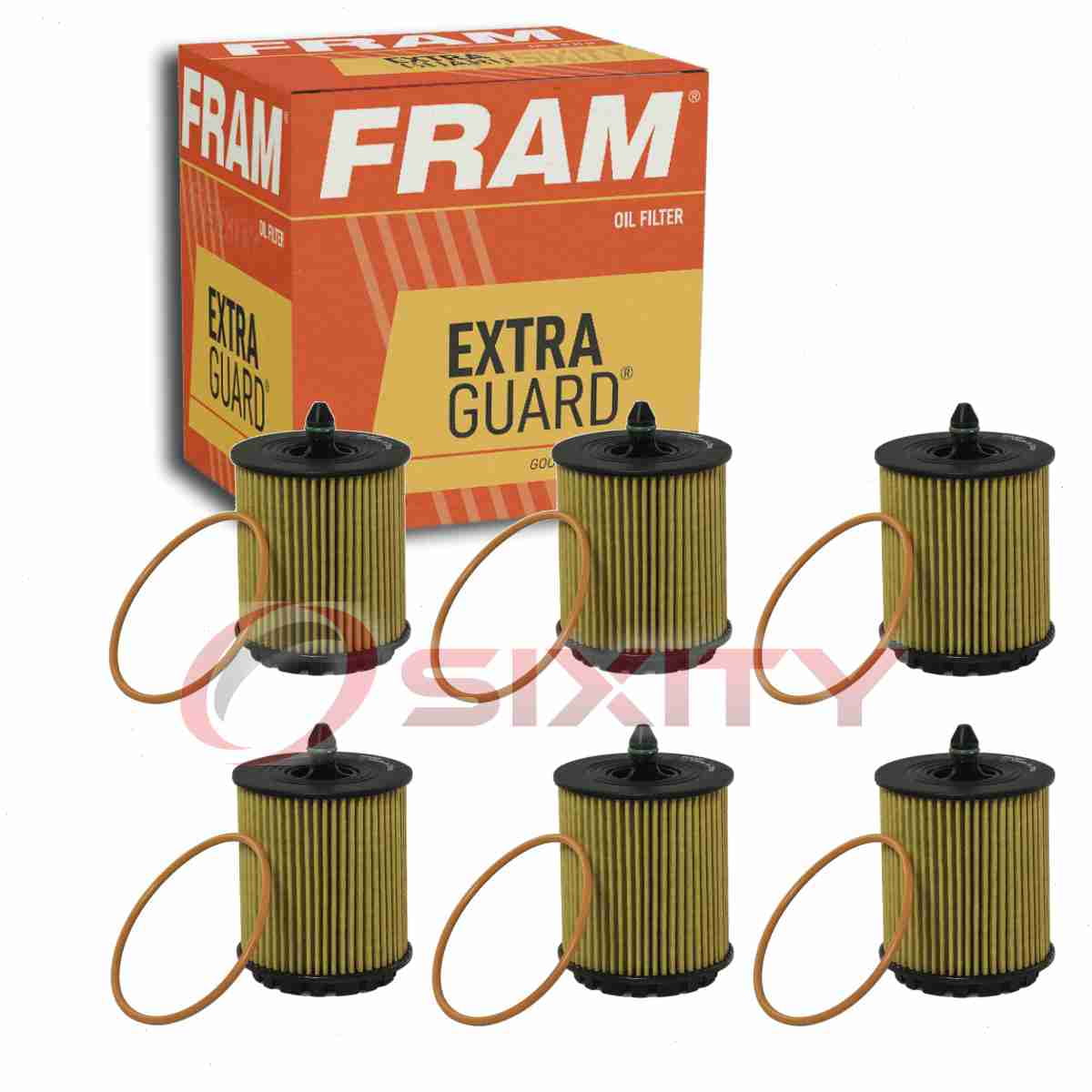 6 pc FRAM CH9018 Extra Guard Engine Oil Filters for 1275811 46919K ...