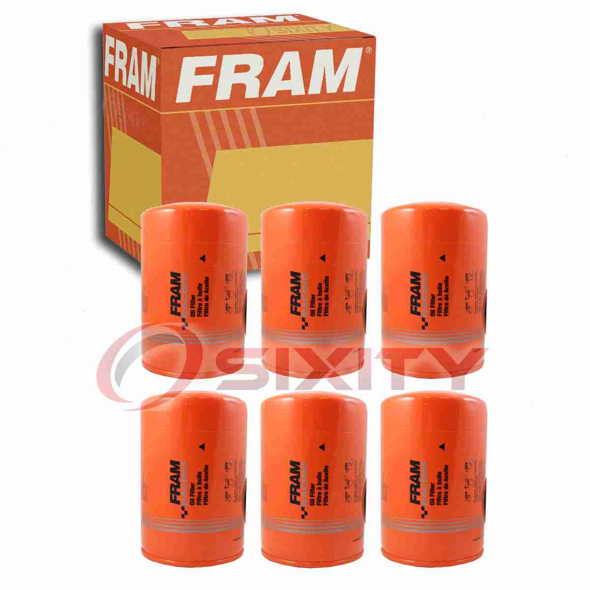 6 pc FRAM HP4 Engine Oil Filters for 3I-1584 A39867 CK22 KF8 TP918 Oil ...