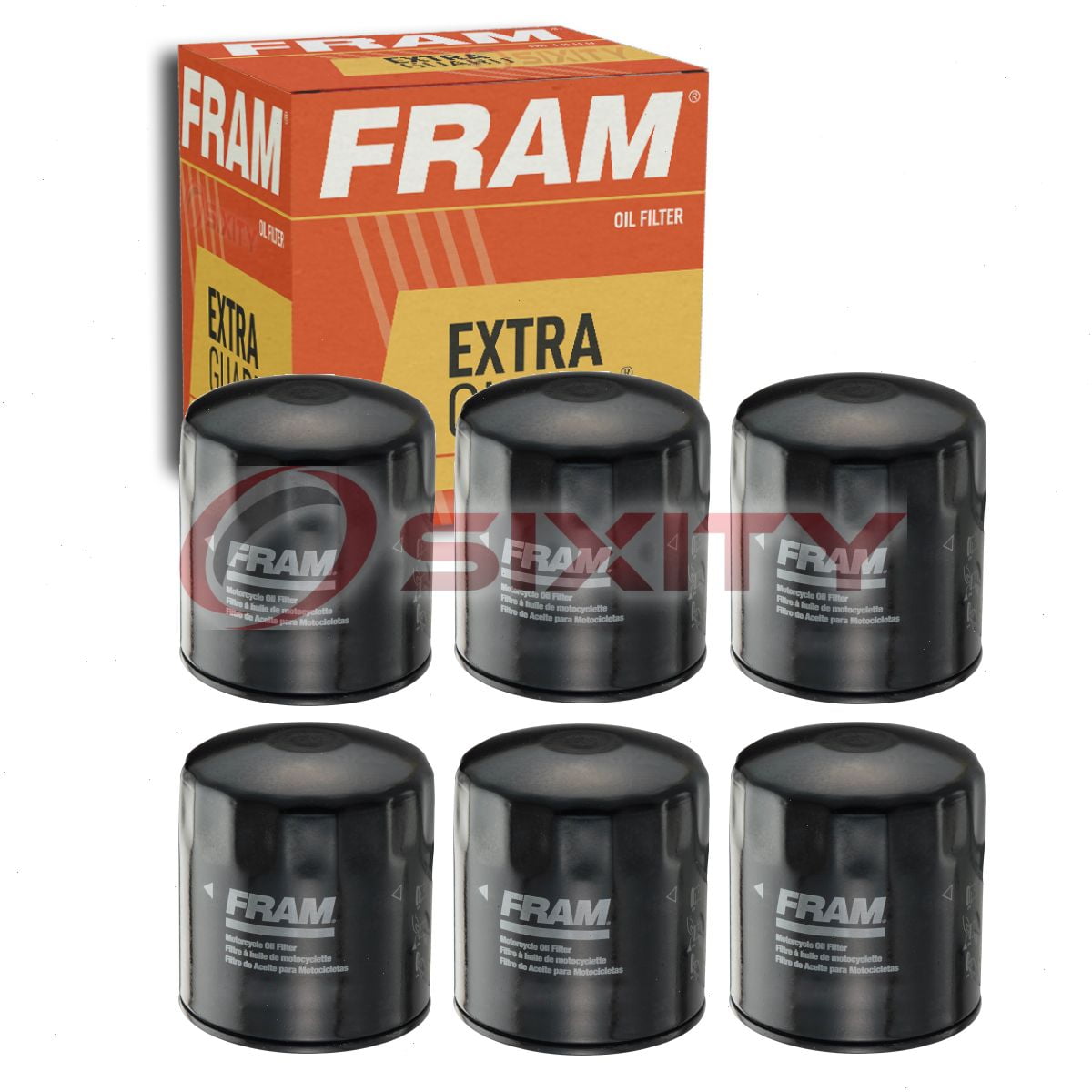 6 pc FRAM PH6010A Extra Guard Engine Oil Filters for 2900512200 9N-6123 ...