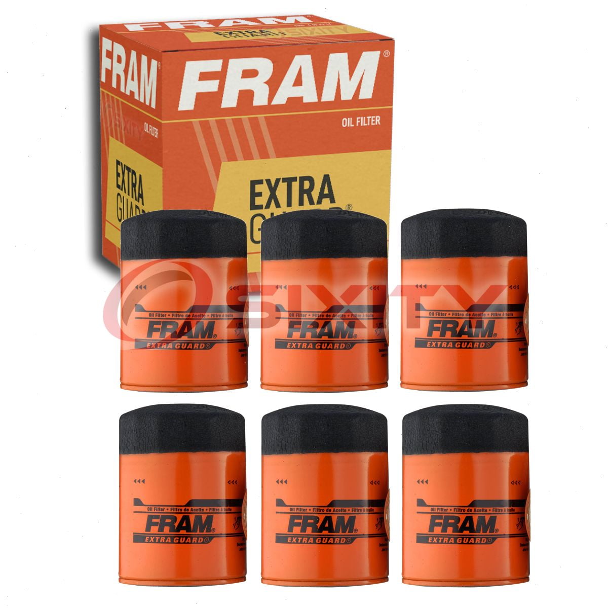 6 pc FRAM PH8A Extra Guard Engine Oil Filters for 6018 6N-7617 FF833 ...