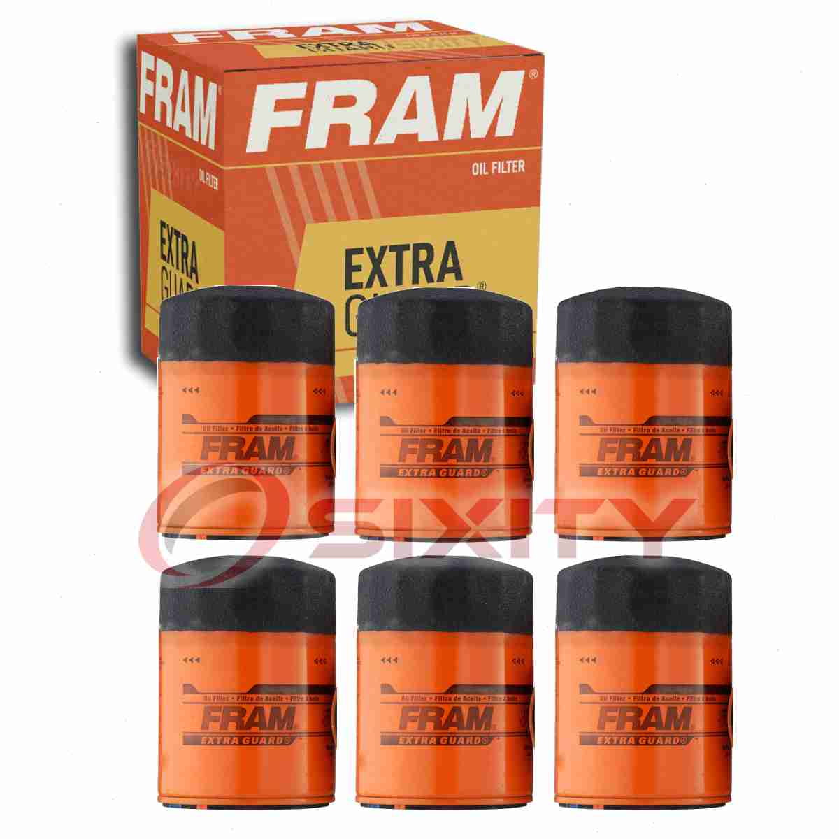 6 pc FRAM PH9100 Extra Guard Engine Oil Filters for 23516489 FF4001 ...
