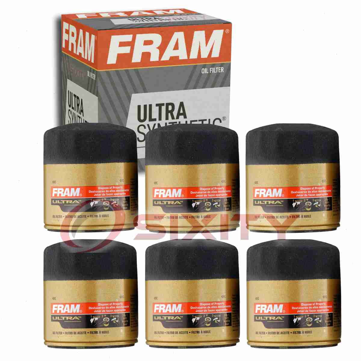 6 pc FRAM XG3614 Ultra Engine Oil Filters for 5214435 AF27 B23145 BE ...