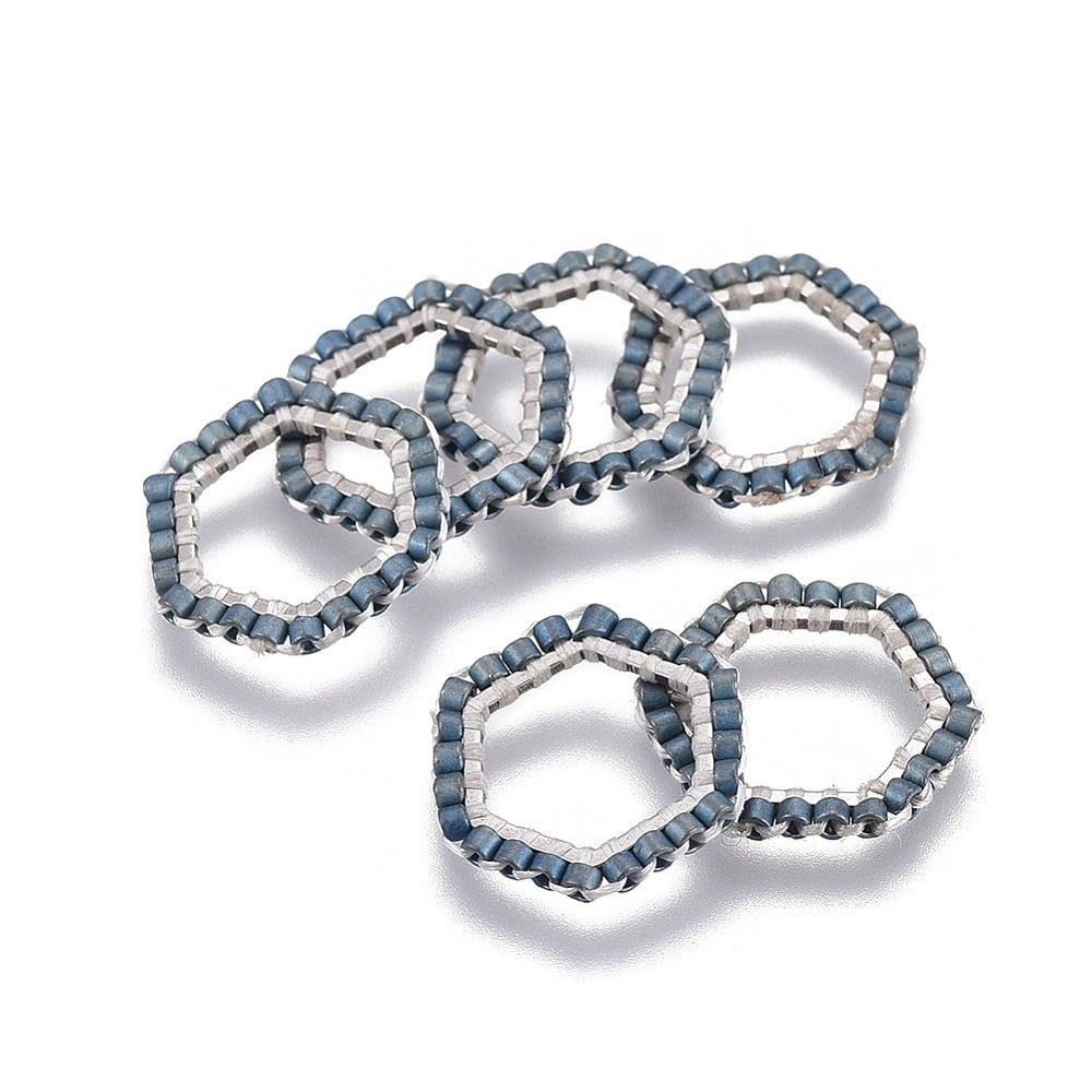 6 pc MIYUKI TOHO Handmade Japanese Seed Beads with 304 Stainless Steel ...