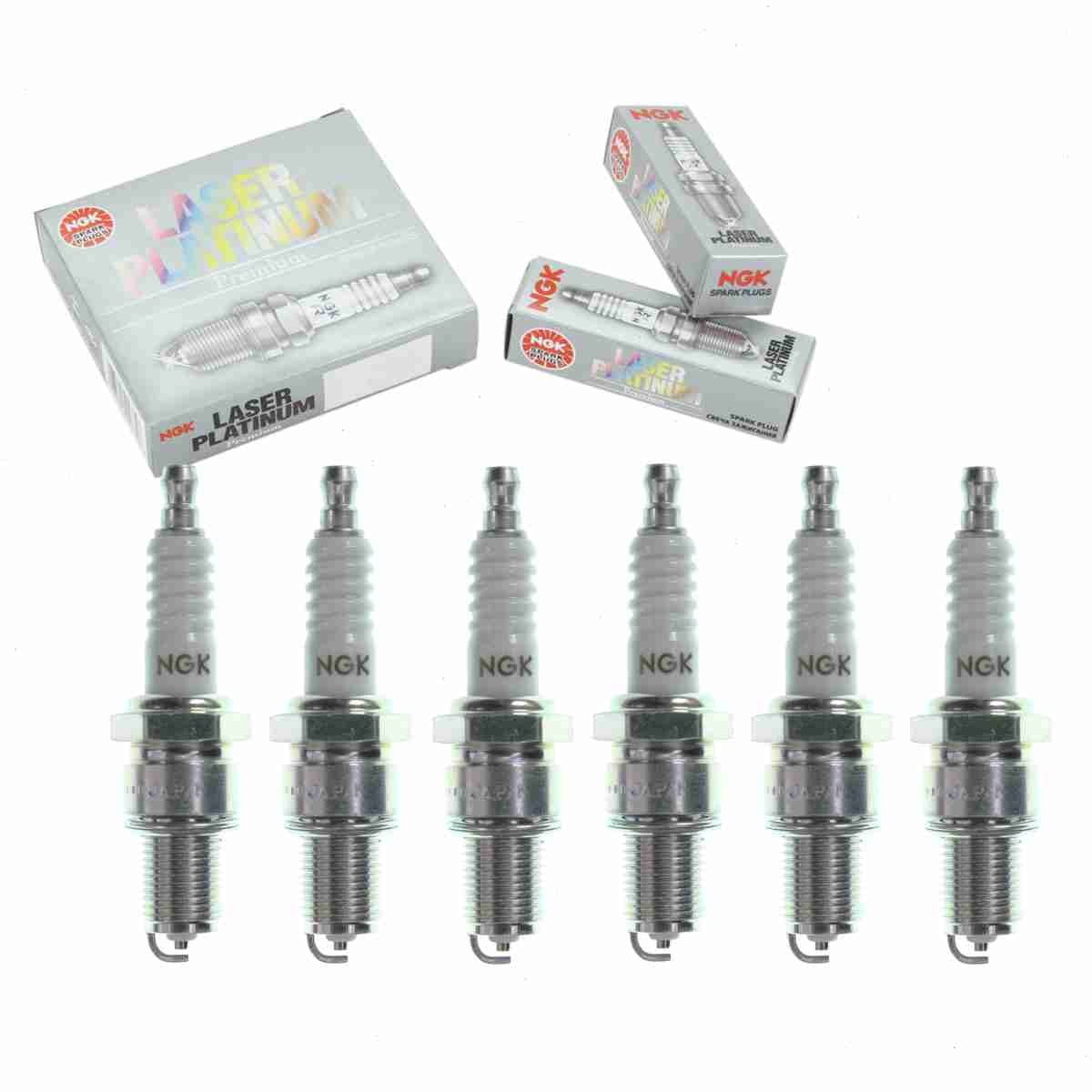 6 pc NGK 1675 Laser Platinum Spark Plugs for 06H 905 601 A 4701 9782 ...