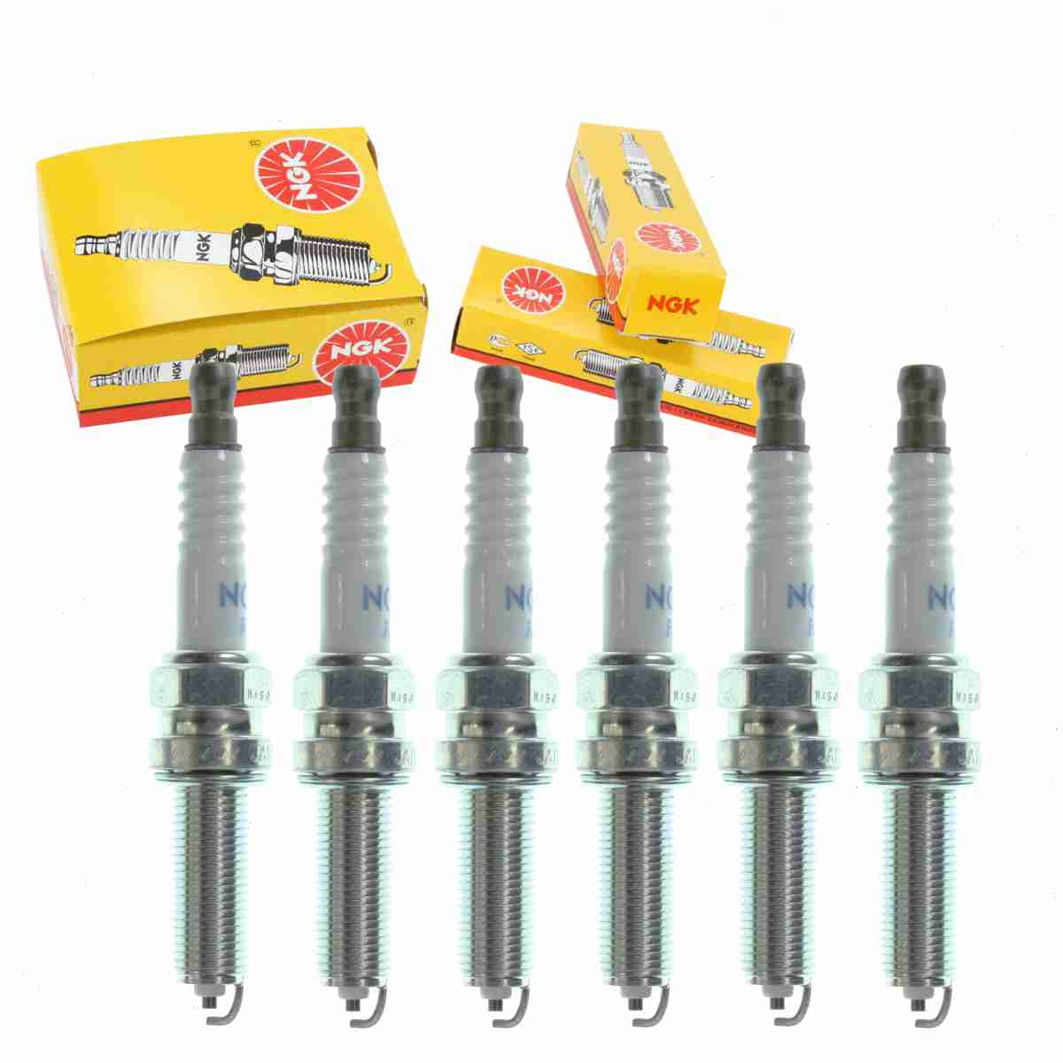 6 pc NGK 1679 Standard Spark Plugs for 31908-ZZ3-003 Ignition Wire ...
