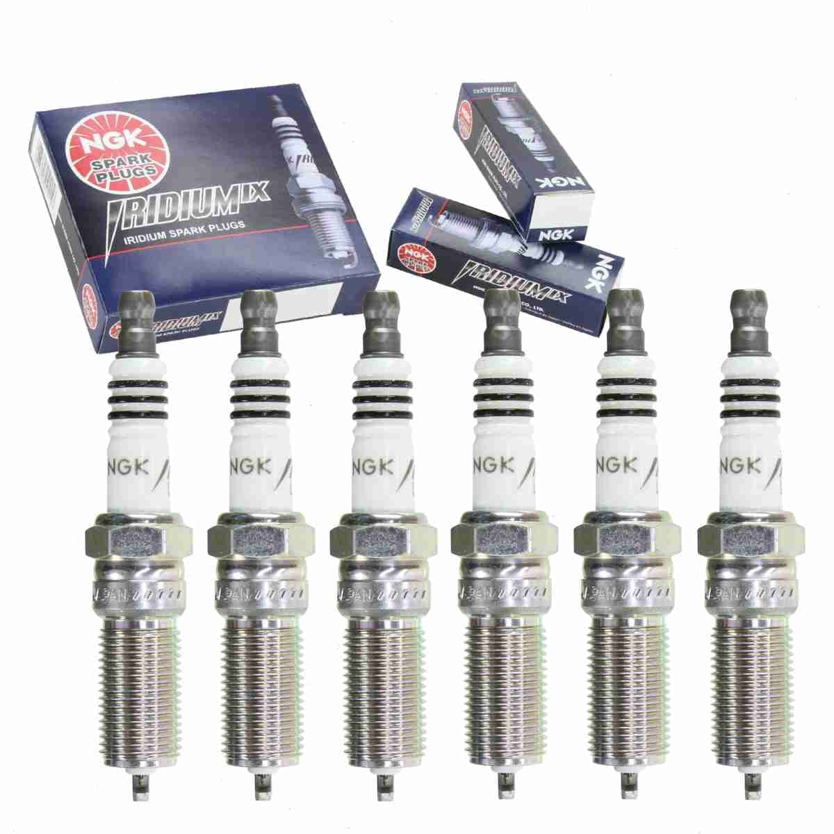 NGK 6pc High Performance Iridium IX Spark Plugs 4344 Auto Set for Car ...