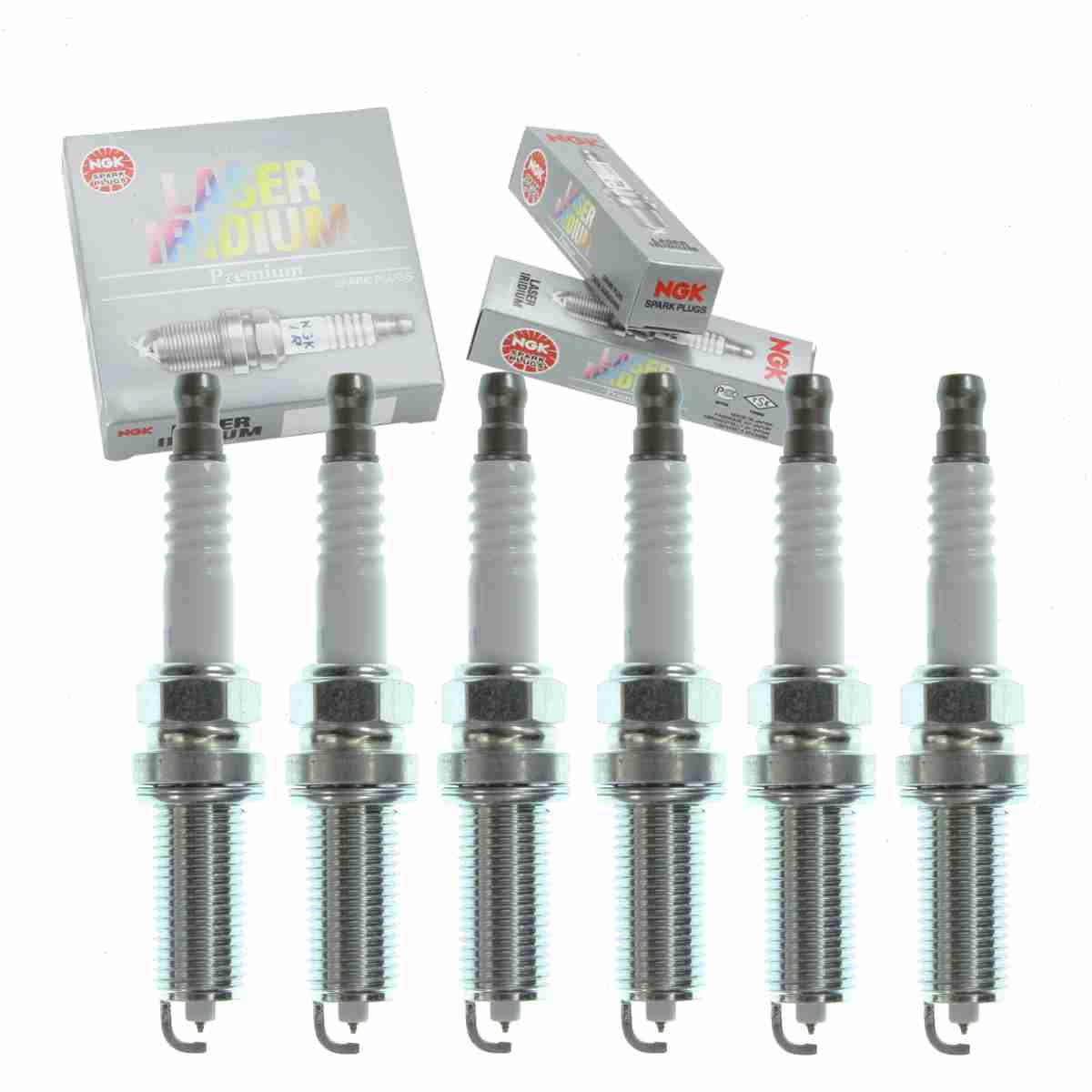 6 pc NGK 4912 Laser Iridium Spark Plugs for 3444 3499 41-112 9035 9410 ...