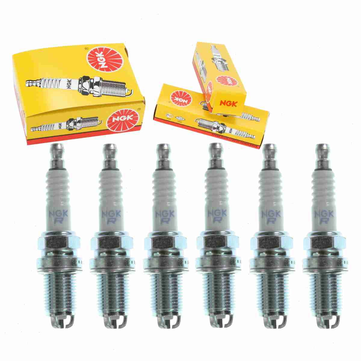 6 pc NGK 5509 Standard Spark Plugs for 1765266 22401-Y9017 3922 5062 ...