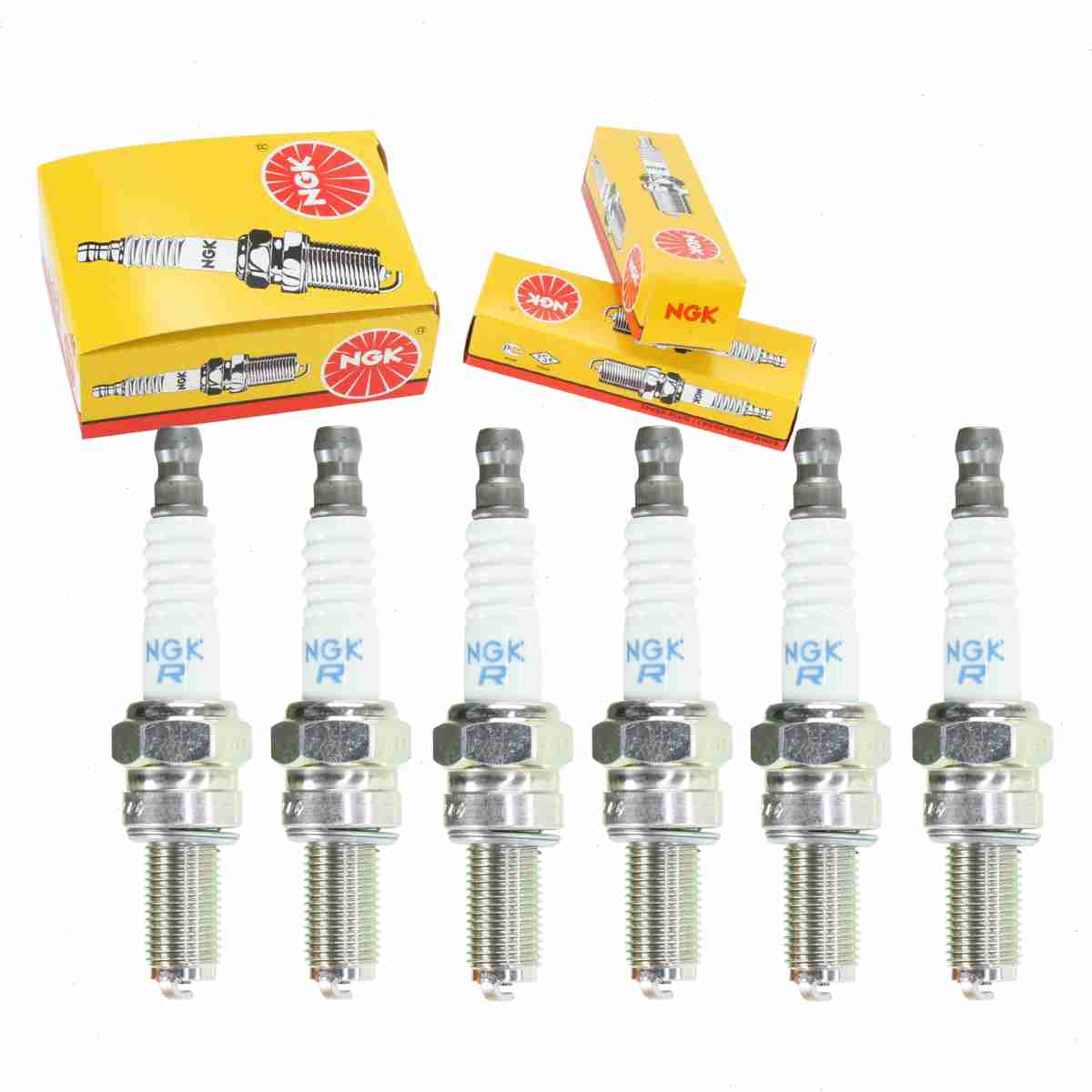 6 pc NGK 6955 Standard Spark Plugs for 653 761605 8224685 828209 92070 ...