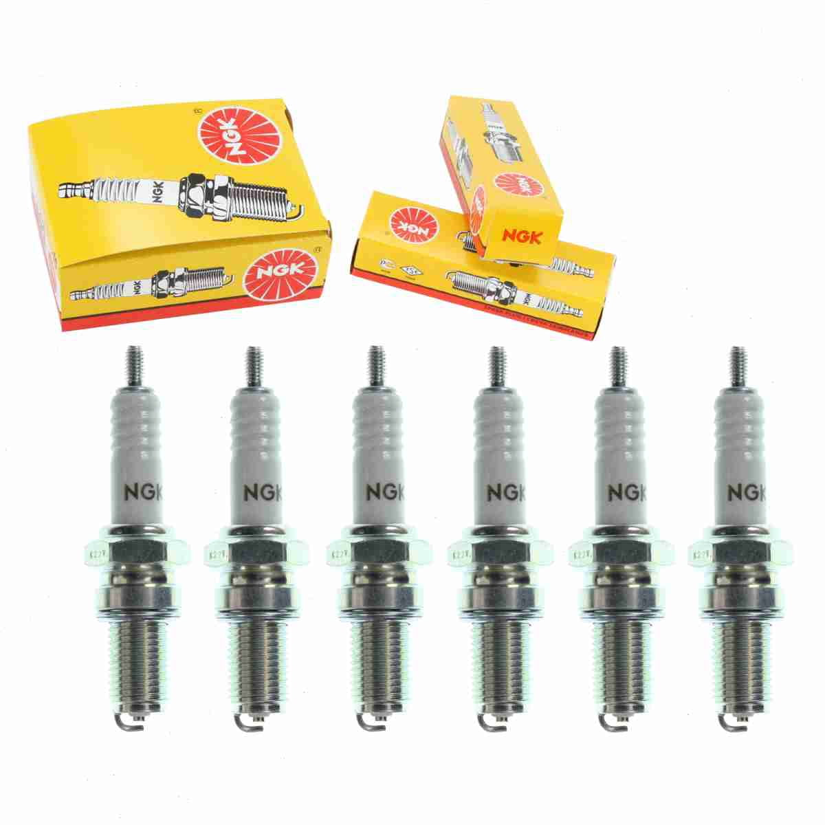 6 pc NGK 7512 Standard Spark Plugs for 4076 4157 90890-78066 92070-1146 ...
