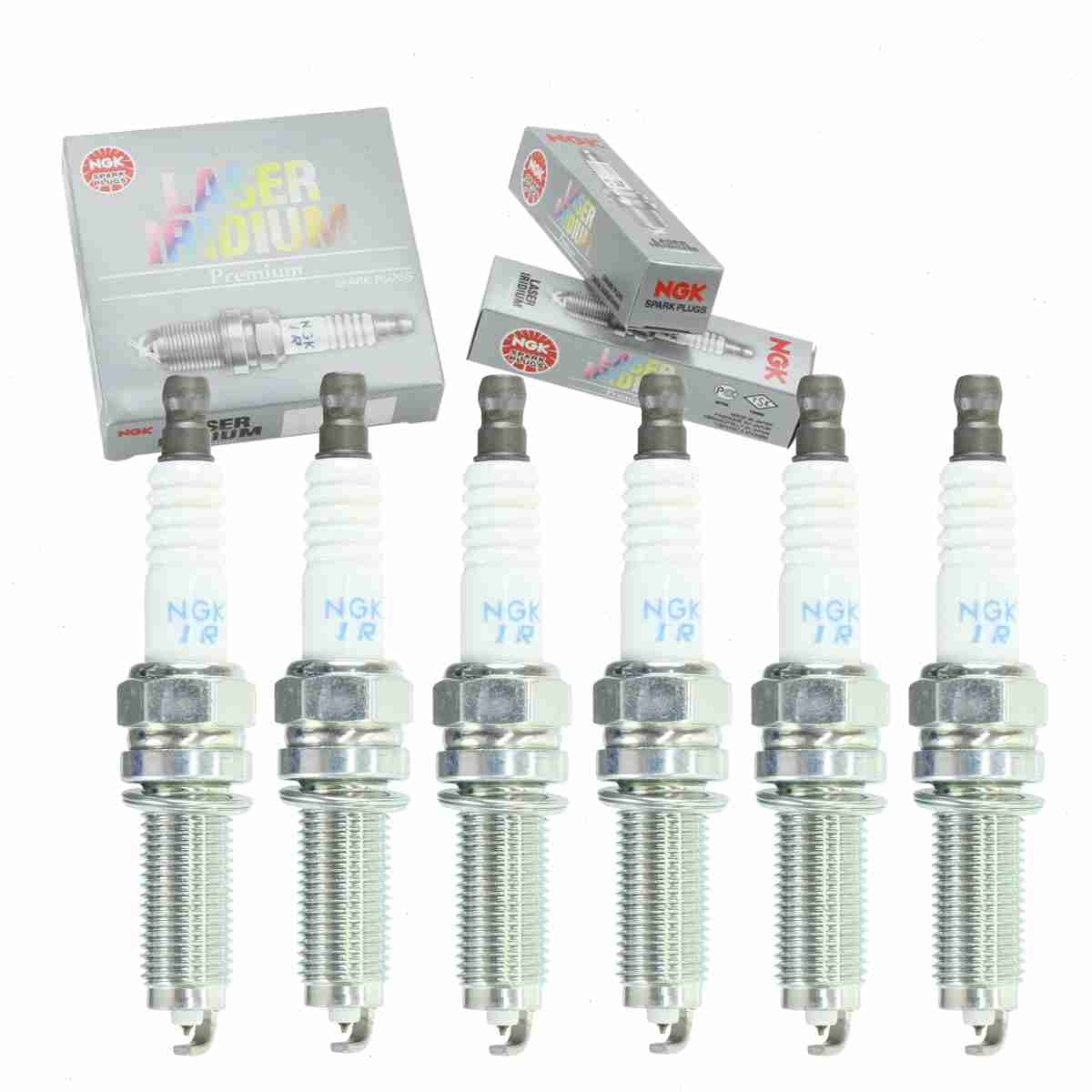 6 pc NGK 7751 Laser Iridium Spark Plugs for 12290-R70 -A010-M1 12290-R70-A01 12290R70A010M1 ...