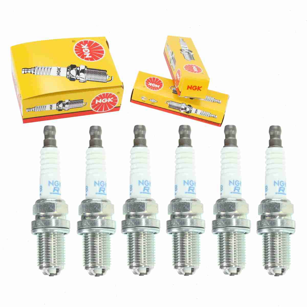 6 pc NGK 7969 Standard Spark Plugs for 101 000 035 HJ 1765308 3922 FGR8KQE0 FR7DE2 RC9TMC ...