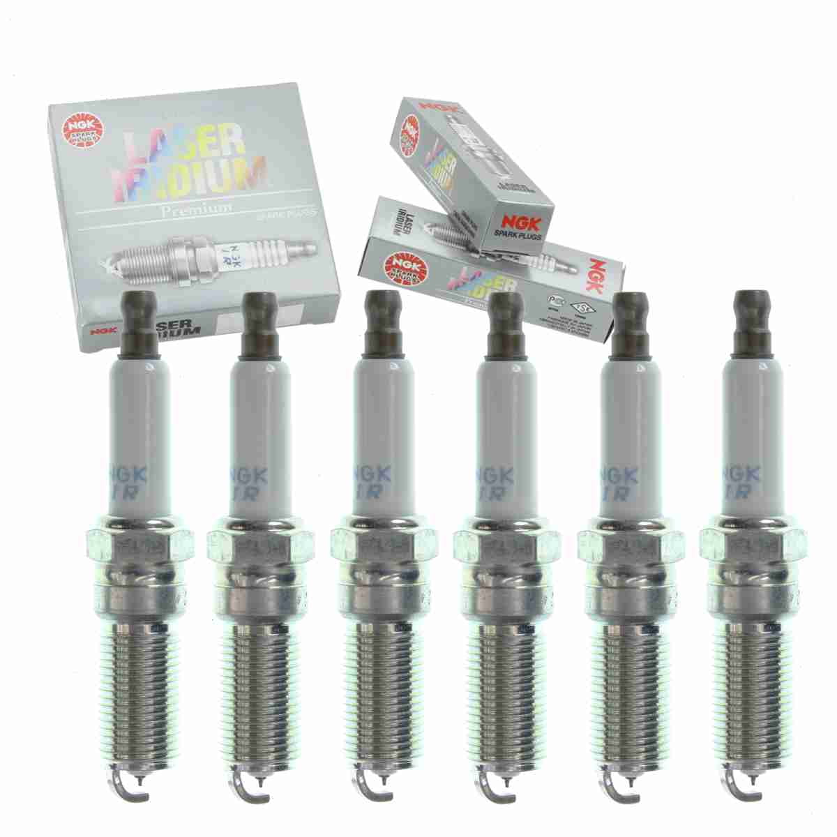 6 pc NGK 90117 Laser Iridium Spark Plugs for 12611882 12622561 19300872 ...