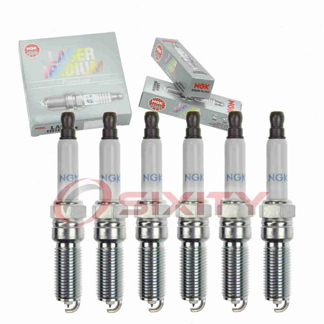 6 pc NGK 91970 Laser Iridium Spark Plugs for 12683541 55490097 Ignition Wire Secondary - Walmart.com