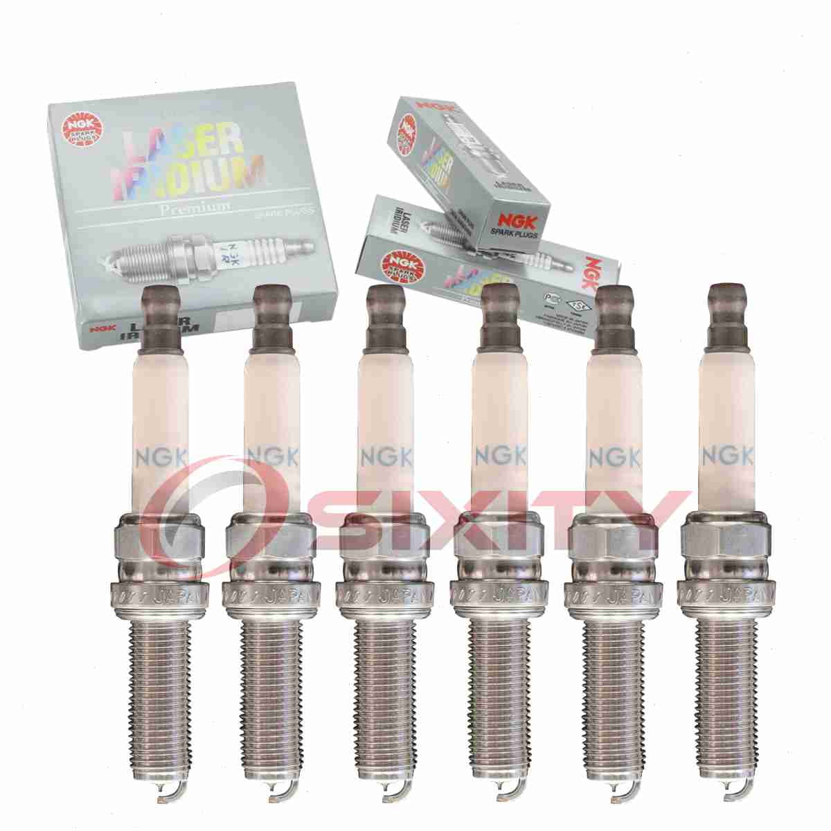 6 pc NGK 92288 Laser Iridium Spark Plugs for 12 12 7 728 657 Ignition ...