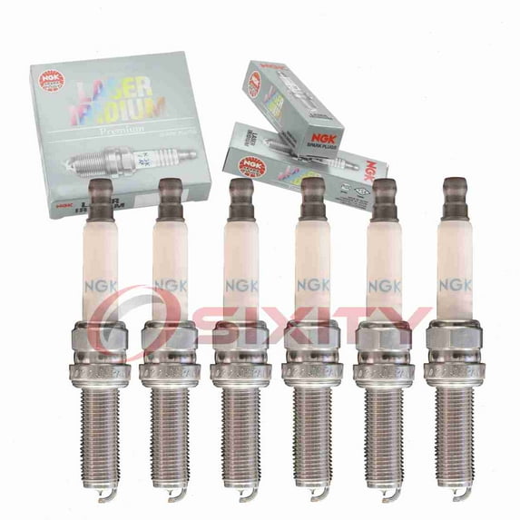 6 pc NGK 92288 Laser Iridium Spark Plugs for 12 12 7 728 657 Ignition ...
