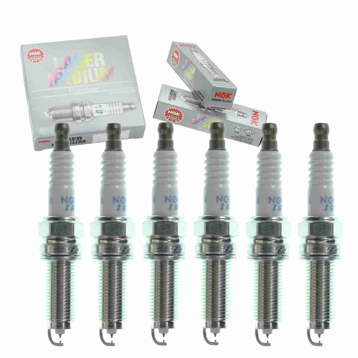 NGK 6pc High Performance Laser Iridium Spark Plugs 92924 for 2011-2017 ...