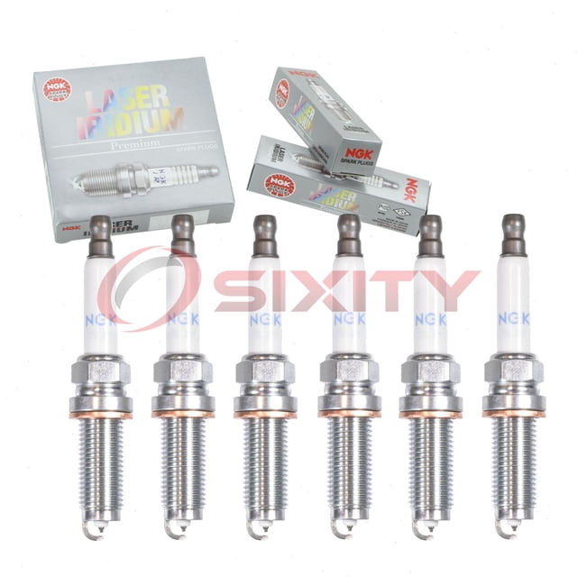 6 pc NGK 93476 Laser Iridium Spark Plugs for 02C2Z28434 LR050998 ...