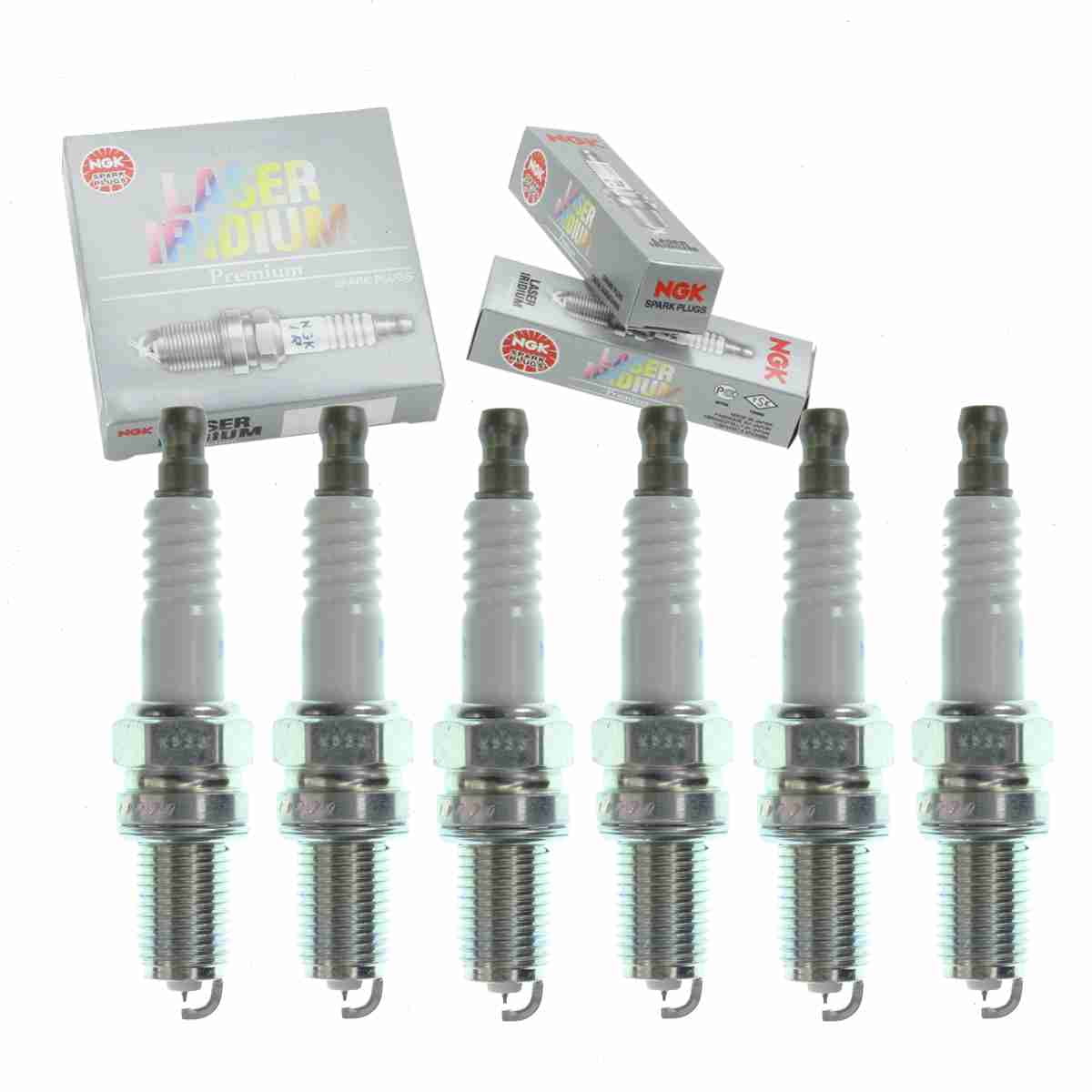 6 pc NGK 93618 Laser Iridium Spark Plugs for 68070507AC SP070507AC ...
