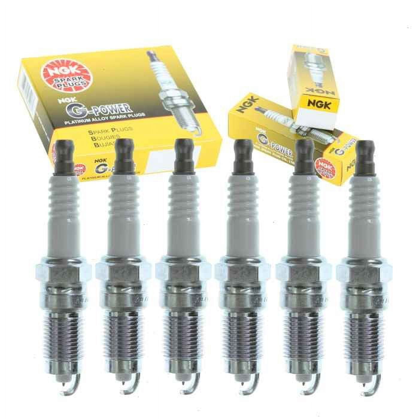 6 pc NGK G-Power Spark Plugs compatible with Ford Ranger 4.0L V6 2001 ...