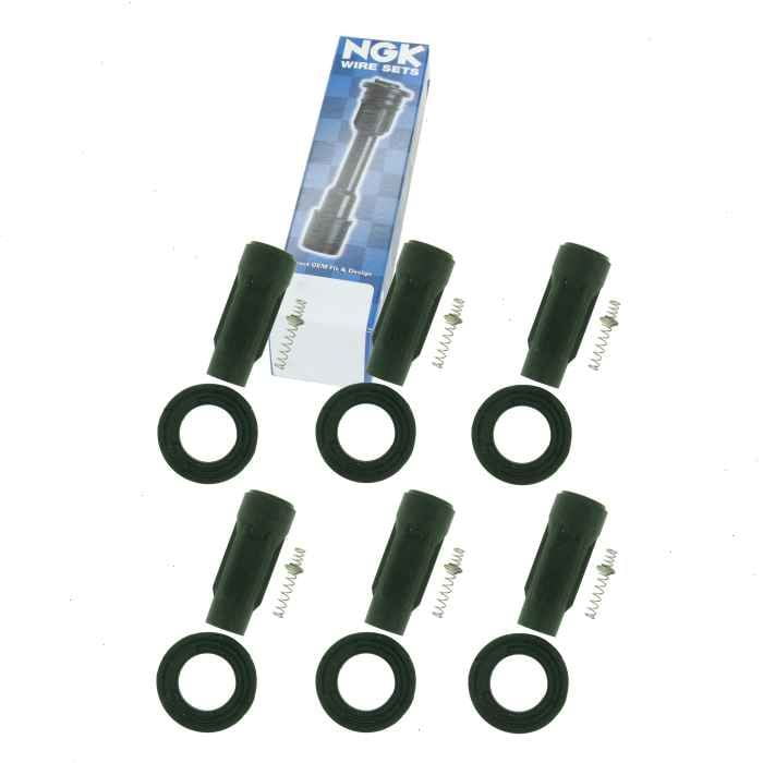 6 pc NGK Ignition Coil Boots compatible with Lexus RX450h 3.5L V6 2010 ...