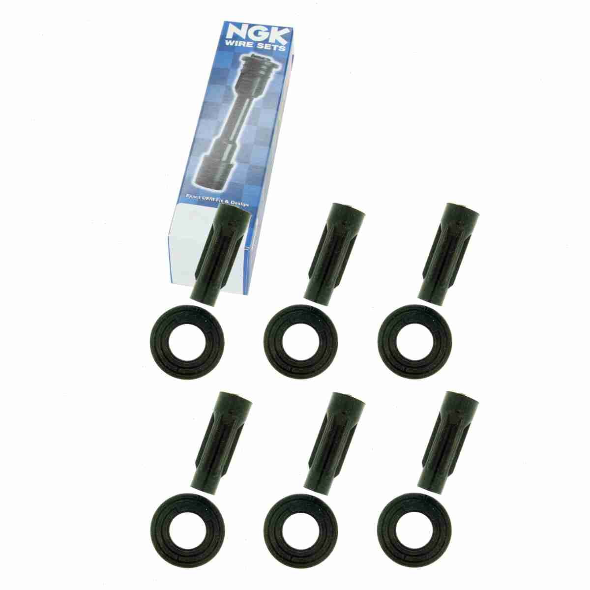 6 pc NGK Ignition Coil Boots compatible with Mercury Mariner 3.0L V6 2009-2011 - Walmart.com