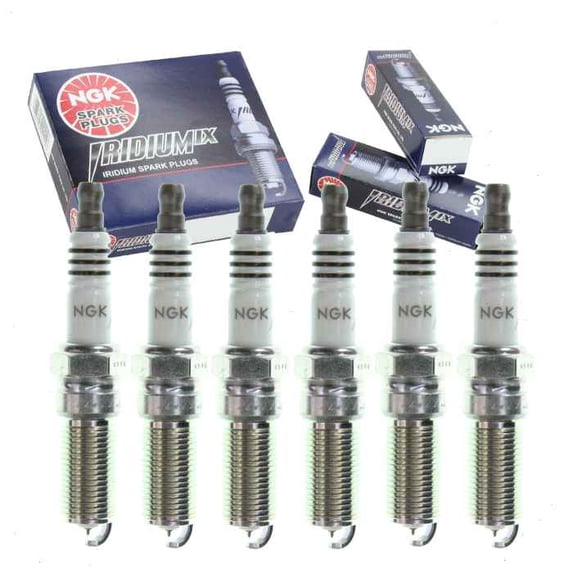 6 pc NGK Iridium IX Spark Plugs compatible with Lincoln MKZ 3.7L V6 ...