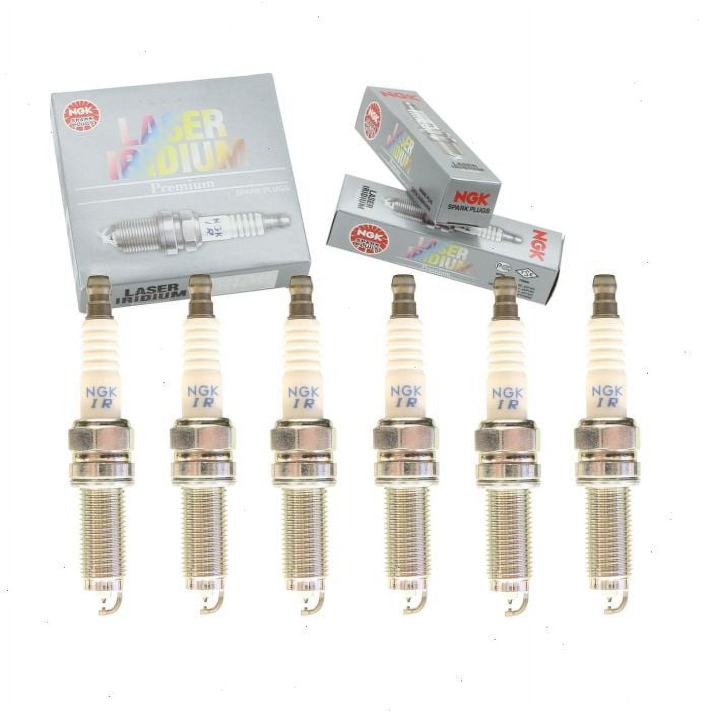 6 pc NGK Laser Iridium Spark Plugs compatible with Acura MDX 3.5L V6 ...