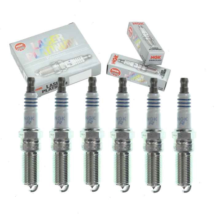 6 pc NGK Laser Platinum Spark Plugs compatible with Saturn Aura 3.6L V6 ...