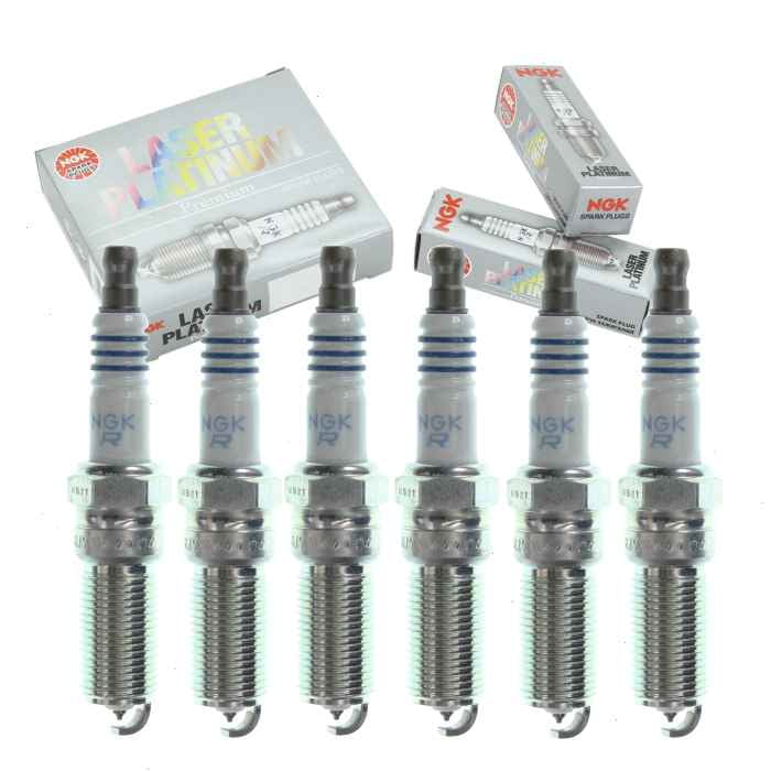 6 pc NGK Laser Platinum Spark Plugs compatible with Suzuki XL-7 3.6L V6 ...