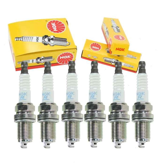 6 pc NGK Standard Spark Plugs compatible with Isuzu Rodeo 3.2L V6 1993 ...