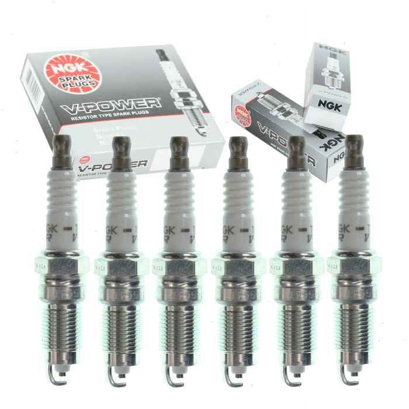6 pc NGK V-Power Spark Plugs compatible with Ford Explorer Sport Trac 4 ...