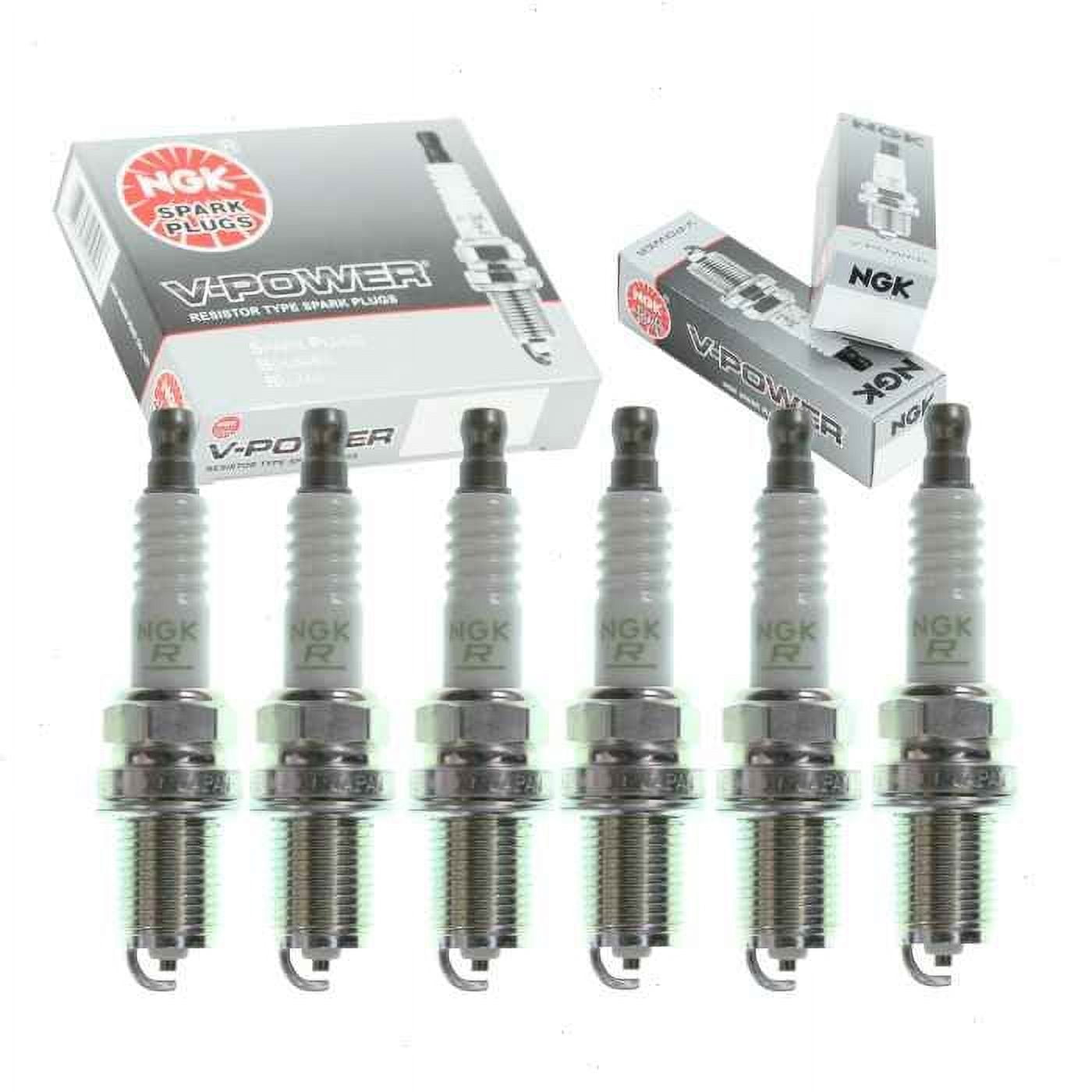 NGK V-Power Spark Plugs, 6 Pack, Compatible with Toyota Highlander 3.0L ...