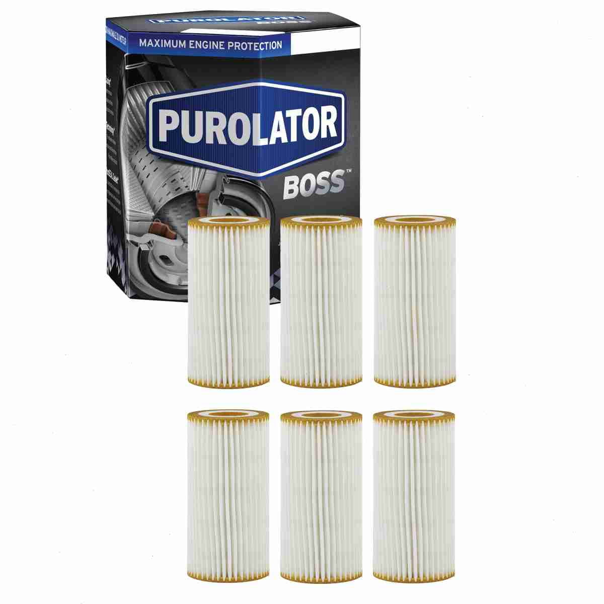 Purolator BOSS PBL35581 Automotive Quality Engine Oil Filters, 6 pc Set ...